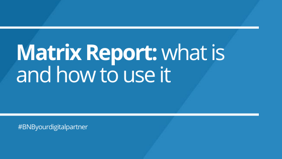Matrix Report What Is And How To Use It BNET Builders